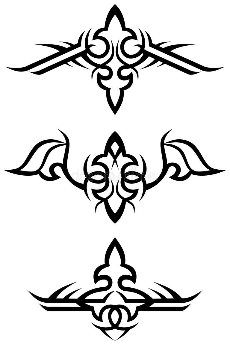 Tribal Tattoo Designs Stock Illustrations – 2,250 Tribal Tattoo Designs ...