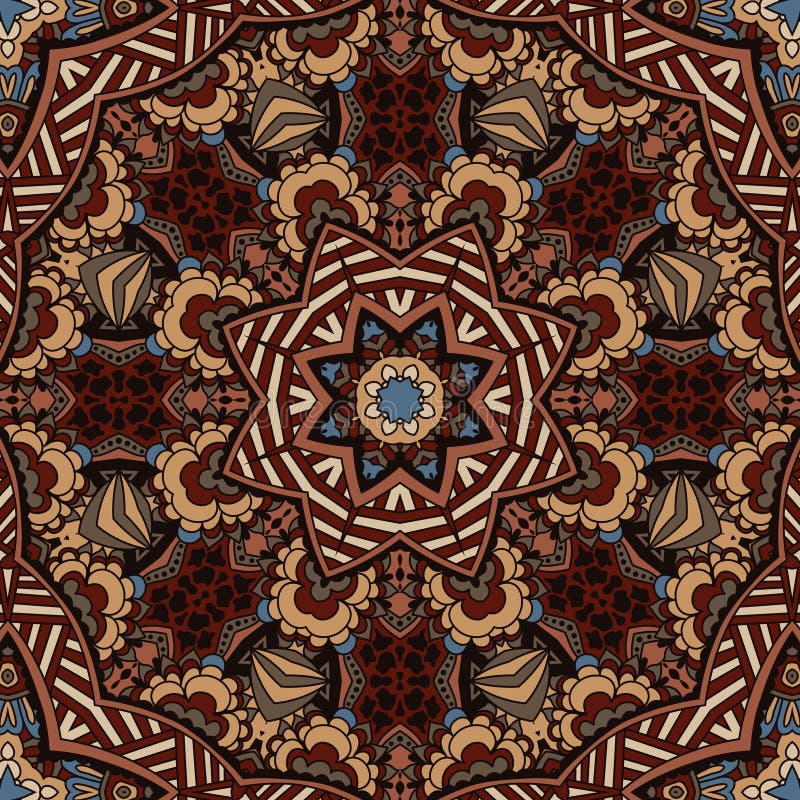 Tribal Vintage Ethnic Indian Ornamental Design Stock Vector ...