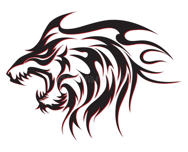 Tribal Wolf Symbol