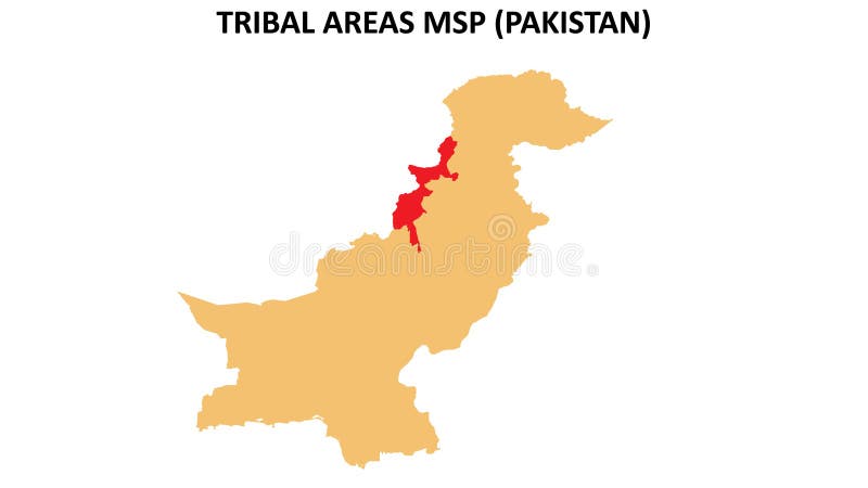 Tribals Area Map Highlighted on Pakistan Map. Tribals Area Map on ...