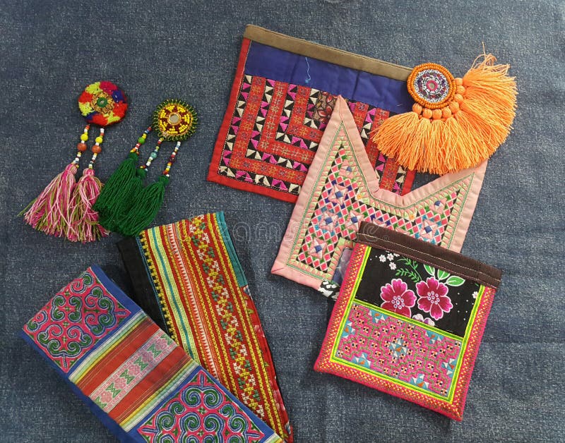 Tribe handcraft stock image. Image of fabric, handcraft - 163600391