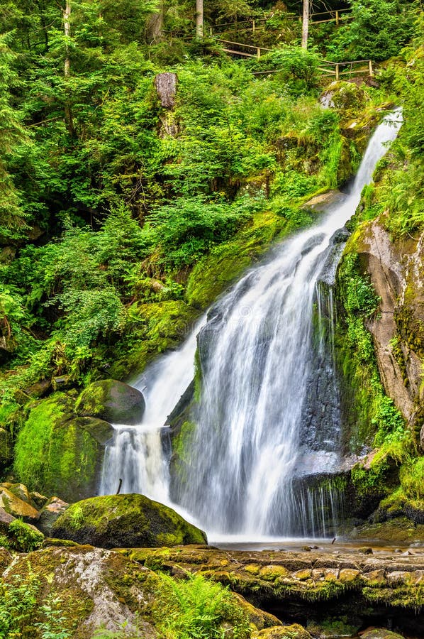 Triberg Falls, One of the Highest Waterfalls in Germany Stock Image ...