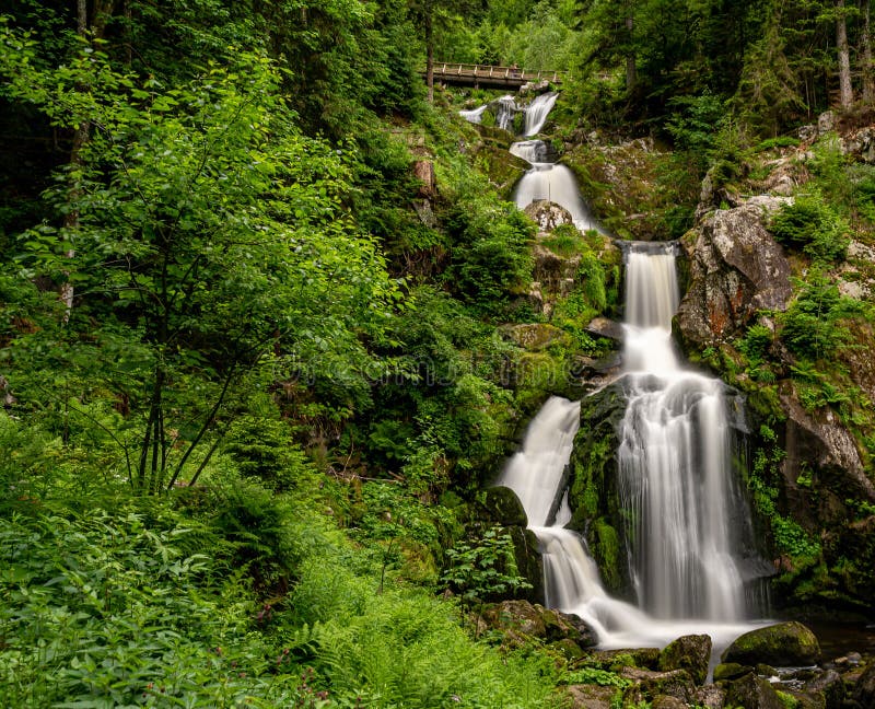 Triberg Waterfall, Triberg, Schwarzwald, Germany Stock Photo - Image of ...