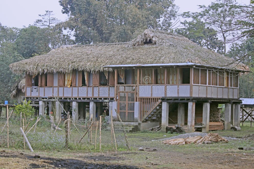 Tribes House stock photo. Image of house, natural, wooden - 37670988