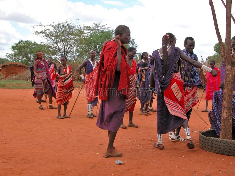 Tribo do Masai foto de stock editorial. Imagem de homem - 18721583