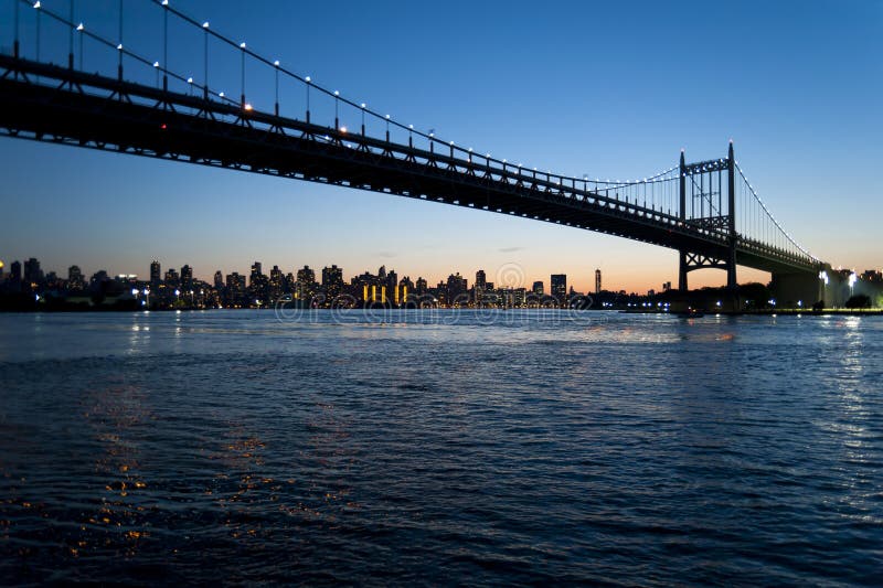 Triboro - RFK Bridge stock image. Image of travel, waterfront - 21301873