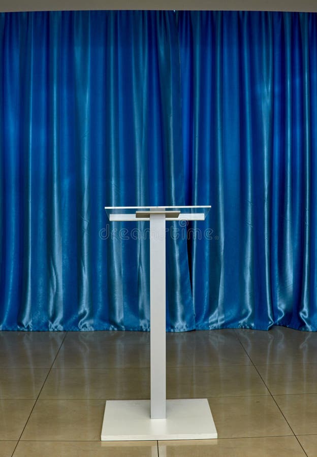 Tribune in conference room stock image. Image of convention - 74478751