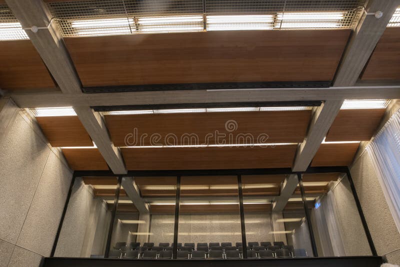 Tribune Inside the Former Justice Building at Amsterdam the Netherlands ...