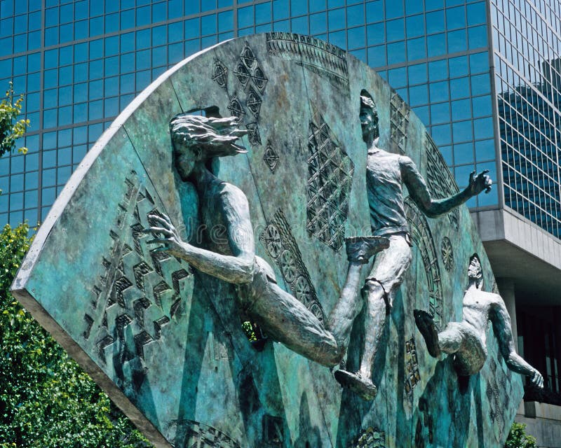 Tribute Sculpture in Centennial Olympic Park Editorial Photography ...
