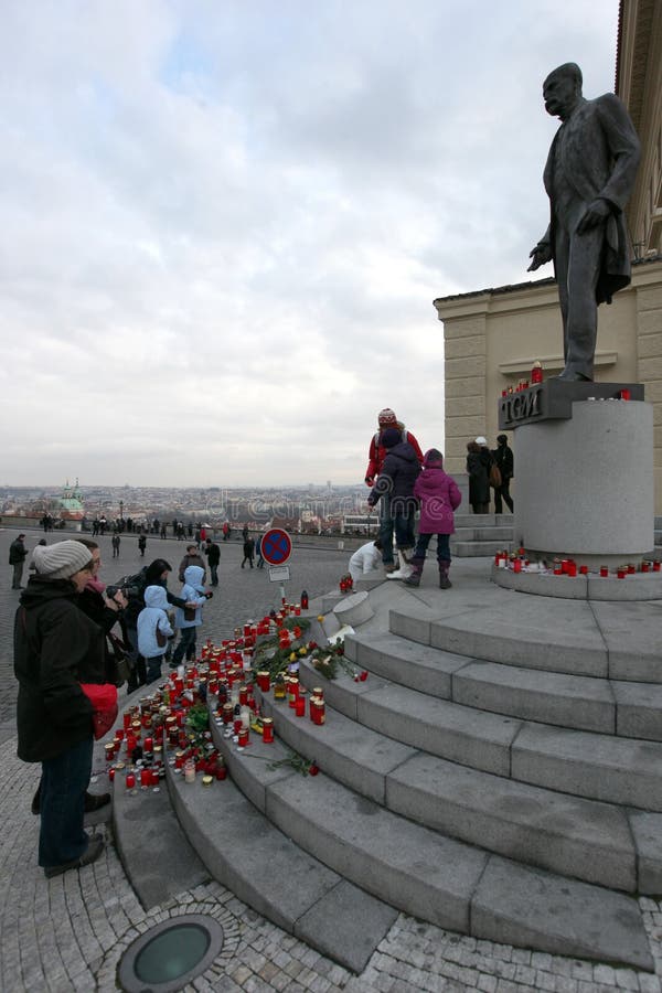 Tribute to Vaclav Havel editorial image. Image of president - 22548090