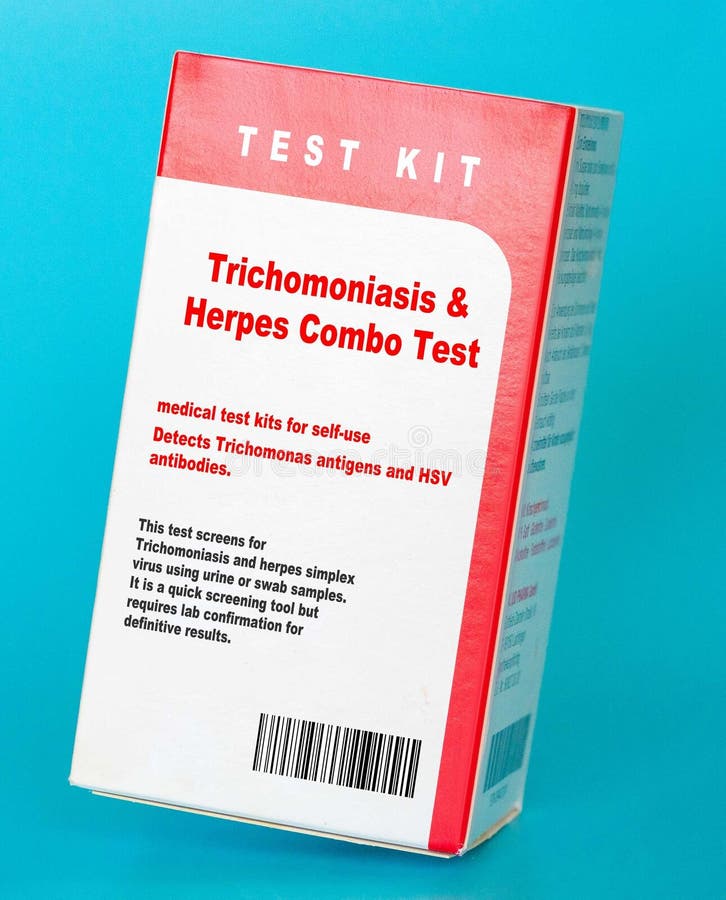 Trichomoniasis Herpes Combo Test this Test Screens for Stock Image ...