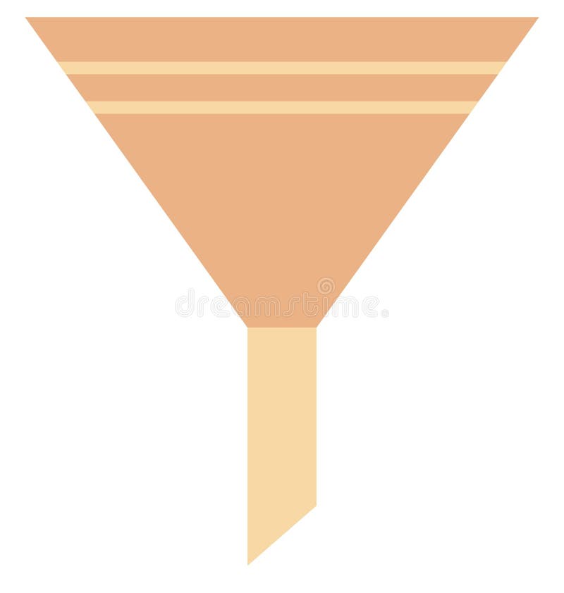 Trichter Lokalisierte Vektor-Ikone Editable Vektor Abbildung ...