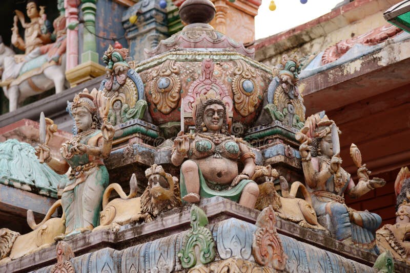 Trichy Em Tamil Nadu, India Foto de Stock - Imagem de colorido, hindu ...