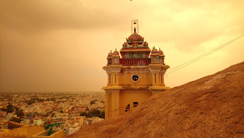 Trichy stock image. Image of temple, trichy, hill, rockfort - 126164879