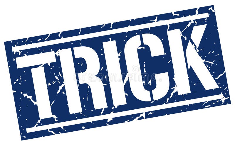 Trick stamp stock vector. Illustration of trick, grungy - 120956881