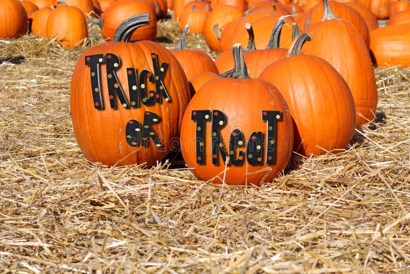 Trick or treat pumpkins stock image. Image of face, lantern - 26914569