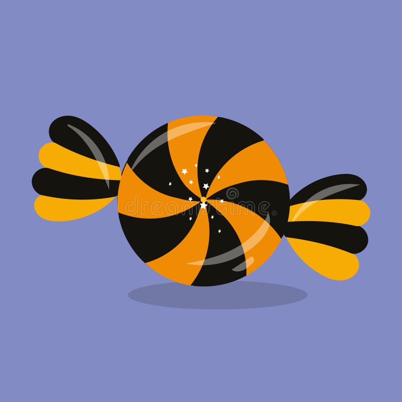 Trick Treat Wrapper Black 13 Stock Vector - Illustration of wrapper ...