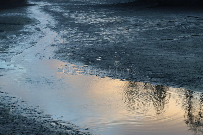 Trickle at the blue Hour stock photo. Image of blue - 265186906