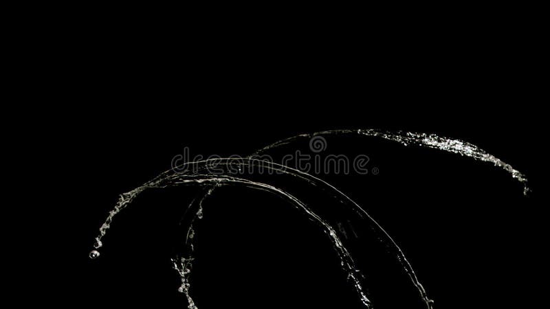 Trickles of Clear Water in Super Slow Motion Rising Stock Video - Video ...