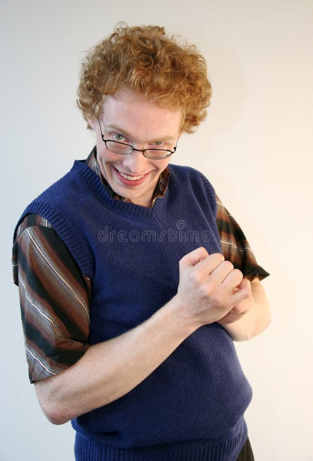 Trickster Rubbing His Hands Stock Photo - Image of weird, eccentric ...