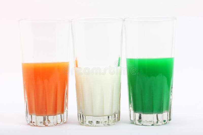 Tricolor Cocktail On The Bar Counter With A Sandy Beach Overlooking The ...
