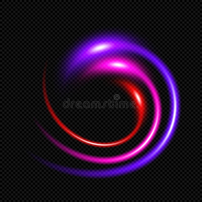 Tricolor Shining Helix on Transparent Background Stock Vector ...