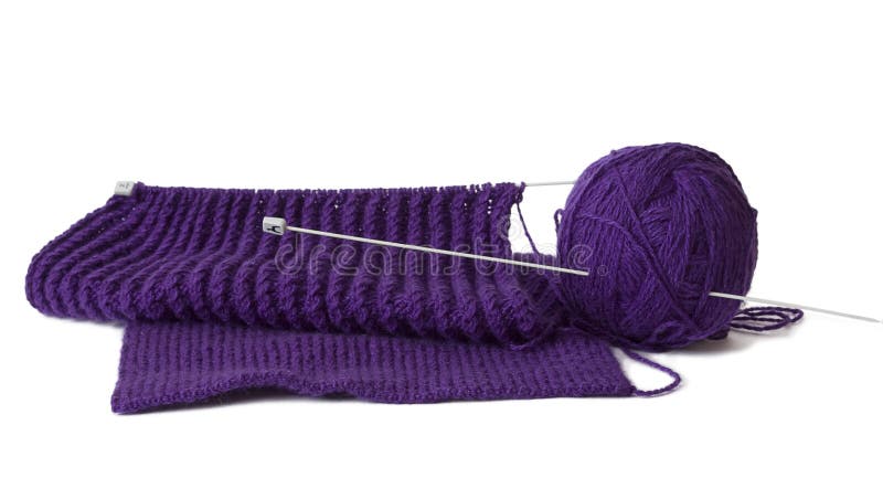 Tricotage photo stock. Image du écheveau, loisirs, tricotez - 13566352