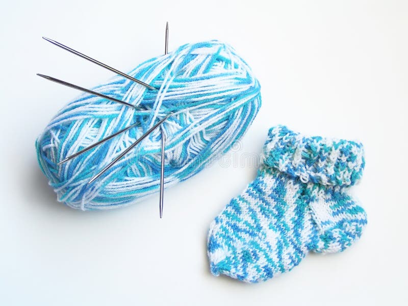 Tricotage image stock. Image du chaussette, tricotage - 5157325