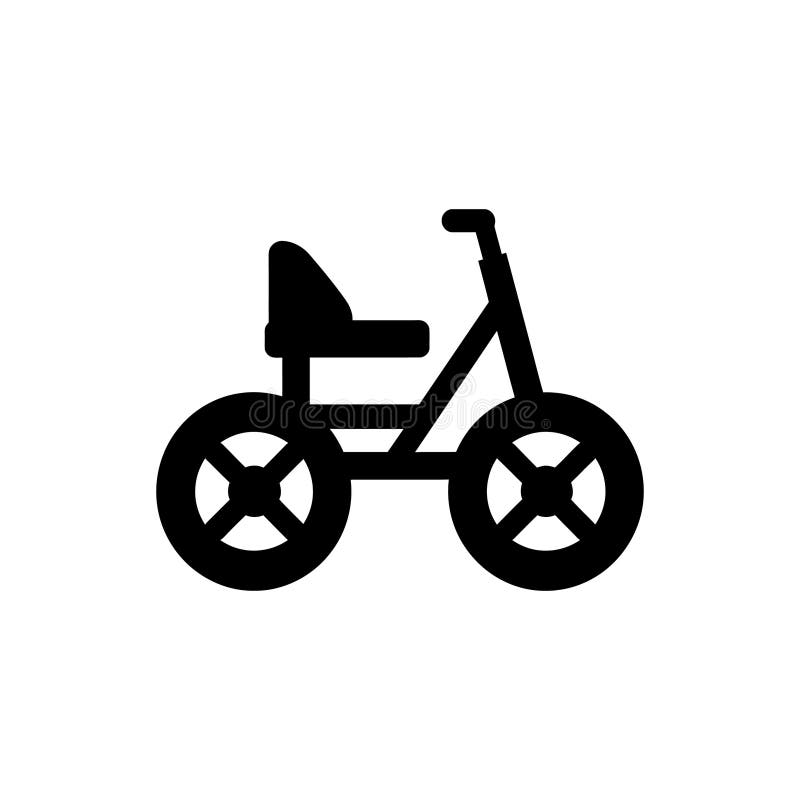 Tricycle Icon. Design. Bike, Bicycle, Tricycle Symbol. Web. Graphic. AI ...