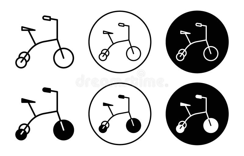 Tricycle icon stock vector. Illustration of sport, ride - 325375658