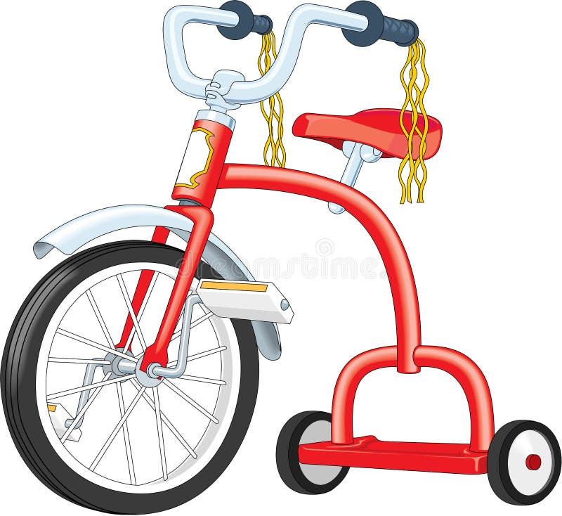 Kid Tricycle Icon, Cartoon Style Stock Vector - Illustration of cycle ...