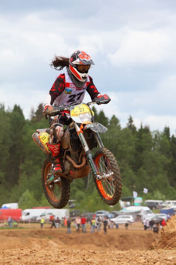 Tricycler at First Stage of Race Editorial Stock Image - Image of ...