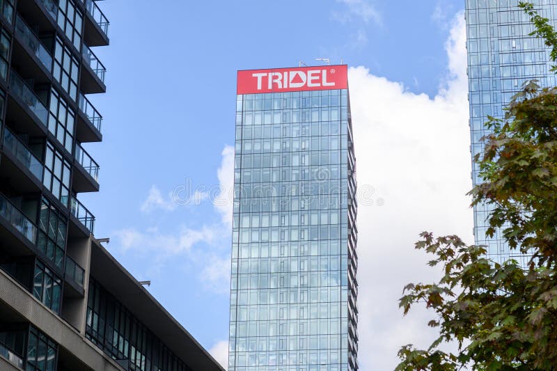 Tridel Construction Company Sign Editorial Image - Image of head ...