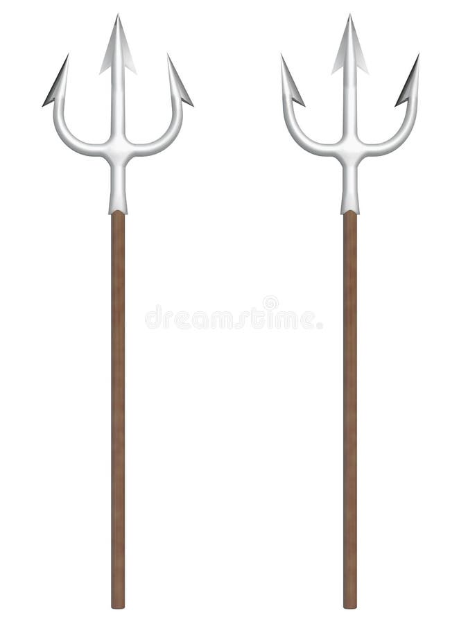 Trident Concept stock illustration. Illustration of crest - 40613676