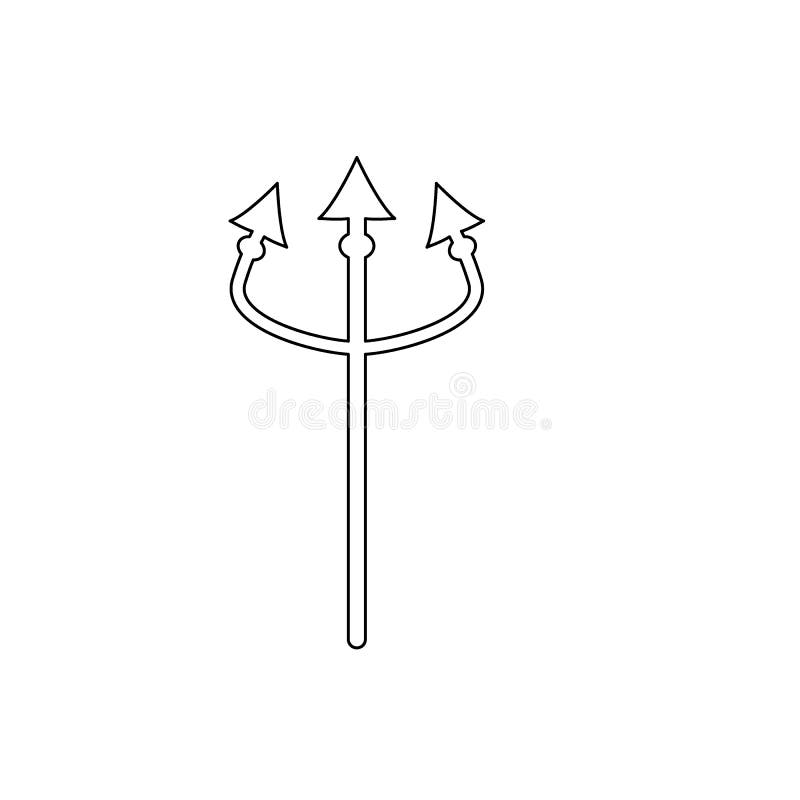 Trident Icon. Element of Minimalistic Icons for Mobile Concept and Web ...