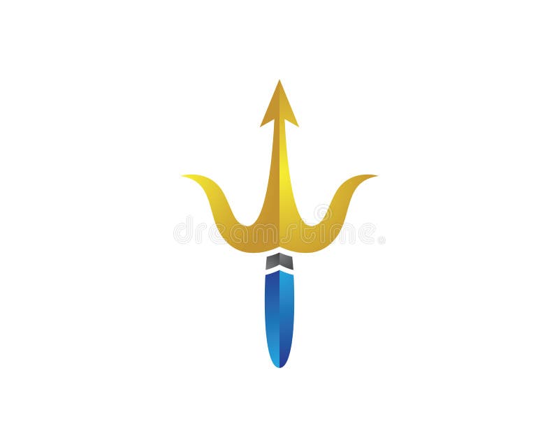 Trident Symbol Illustration Stock Vector - Illustration of developer ...