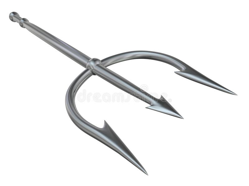Tridente ilustração stock. Ilustração de objeto, forquilha - 18526087