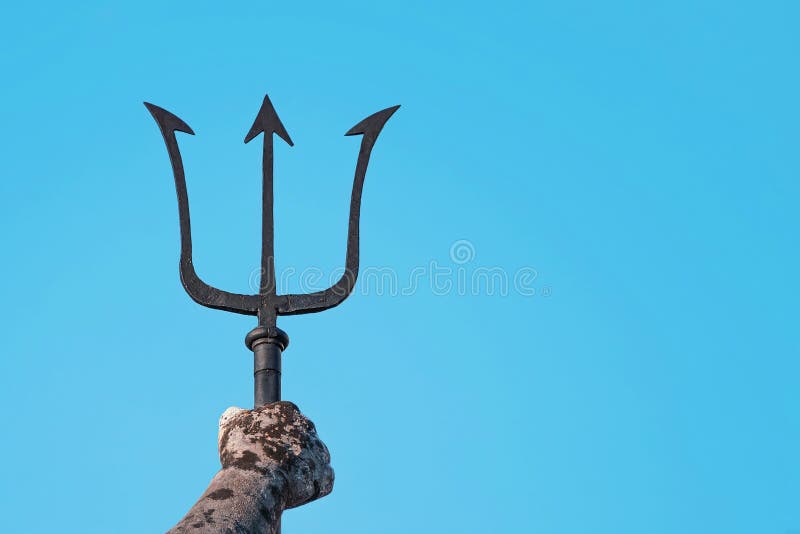 Tridente De Poseidon Neptune. Símbolo Da Força E Da Força Da Vitória ...