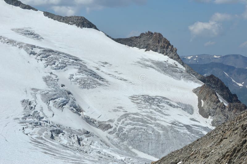 Trient Glacier stock image. Image of route, alps, tour - 25916061