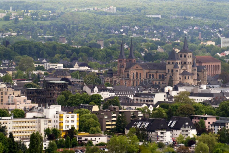 Ruins of Ancient Roman Imperial Baths in Trier Stock Photo - Image of ...