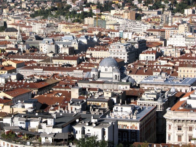 Triest stock image. Image of italy, people, palace, municipal - 18141615