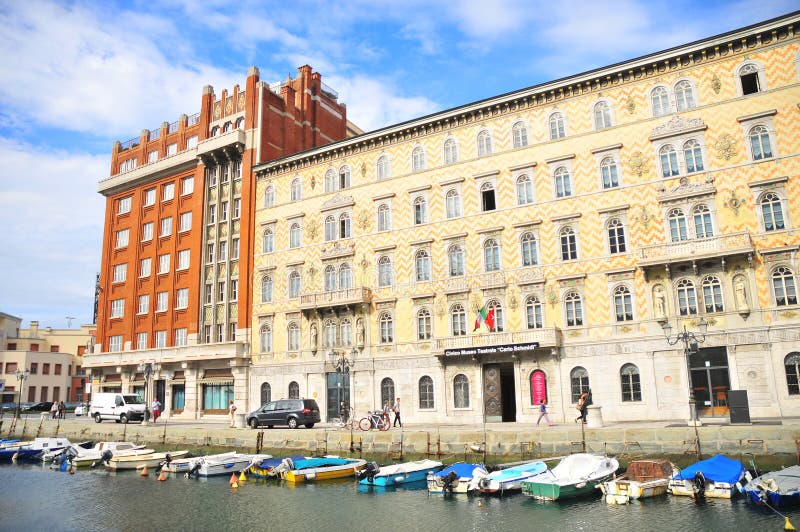 Triest editorial image. Image of roofs, adriatic, house - 48851720
