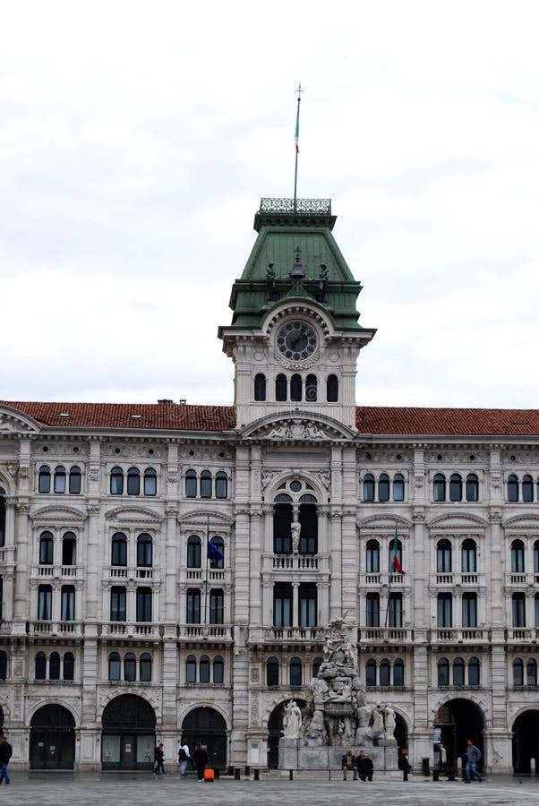 Trieste architecture Italy stock photo. Image of amazinarchitecture ...