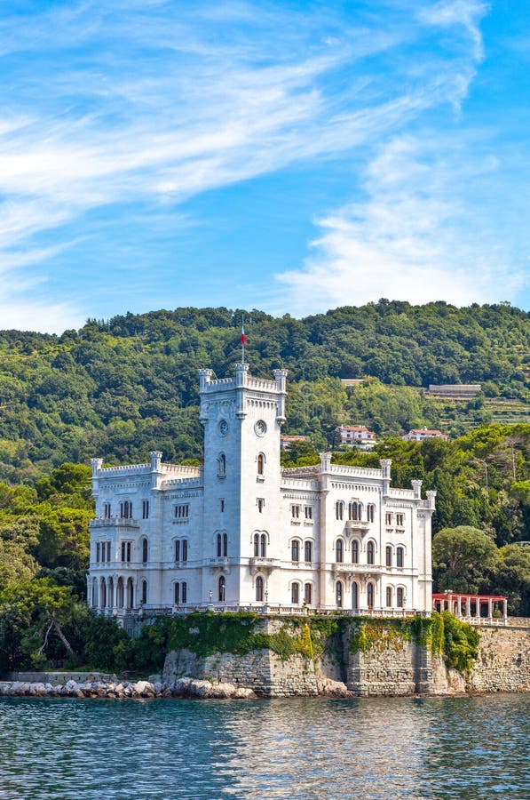Trieste, the Architectures and Arts Editorial Stock Image - Image of ...