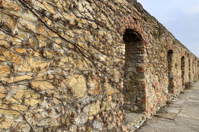Trieste.Italy.Saint Giusto Castle Stock Photo - Image of detail, wall ...