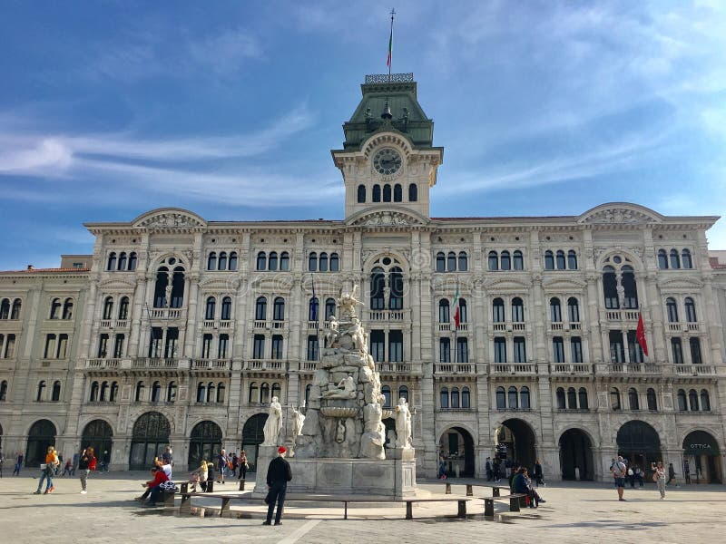 Trieste editorial stock image. Image of vsco, main, square - 111201434
