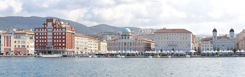 Trieste Panorama editorial photography. Image of town - 188866217