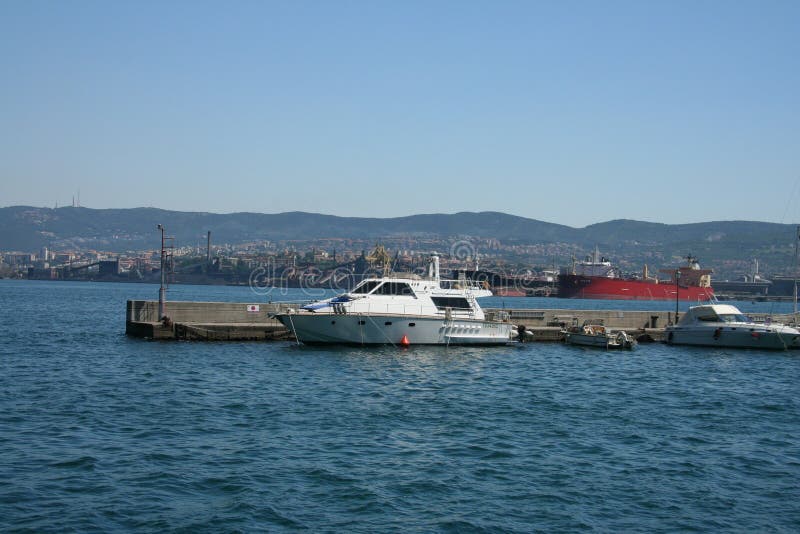 Trieste port editorial photo. Image of italy, medit, lying - 41653406