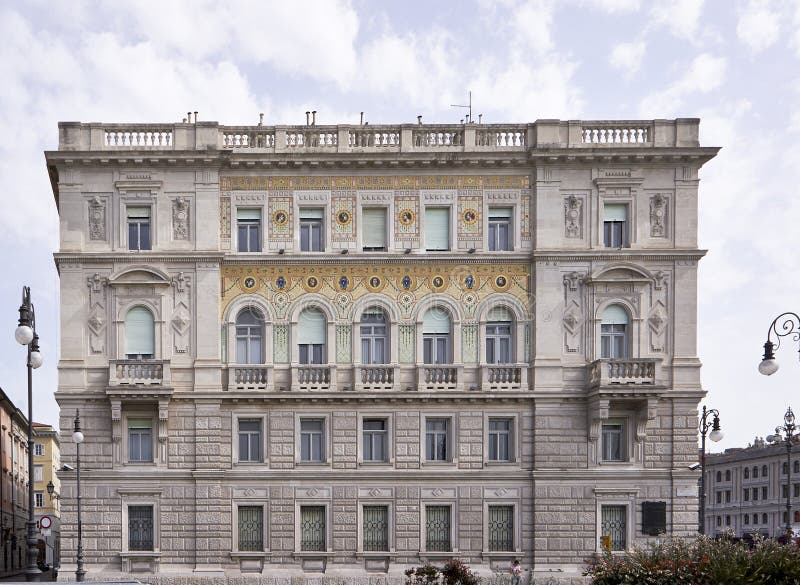 Trieste stock image. Image of piazza, town, architecture - 42878961