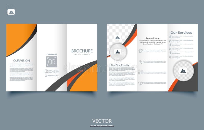 Trifold Brochure Template Layout Design and Corporate Minimal Multi ...